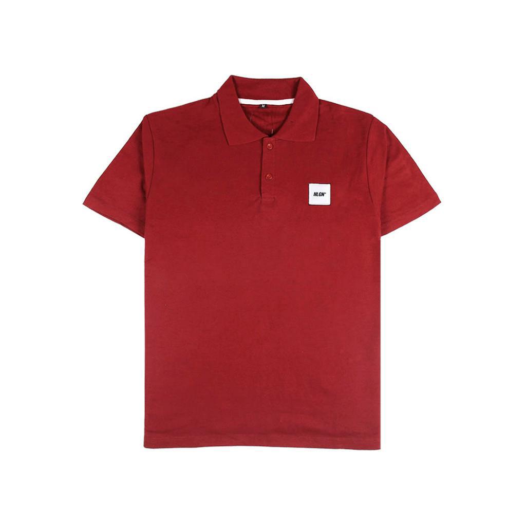 Jual HOOLIGANS Polo Shirt Solano - Maroon | Shopee Indonesia