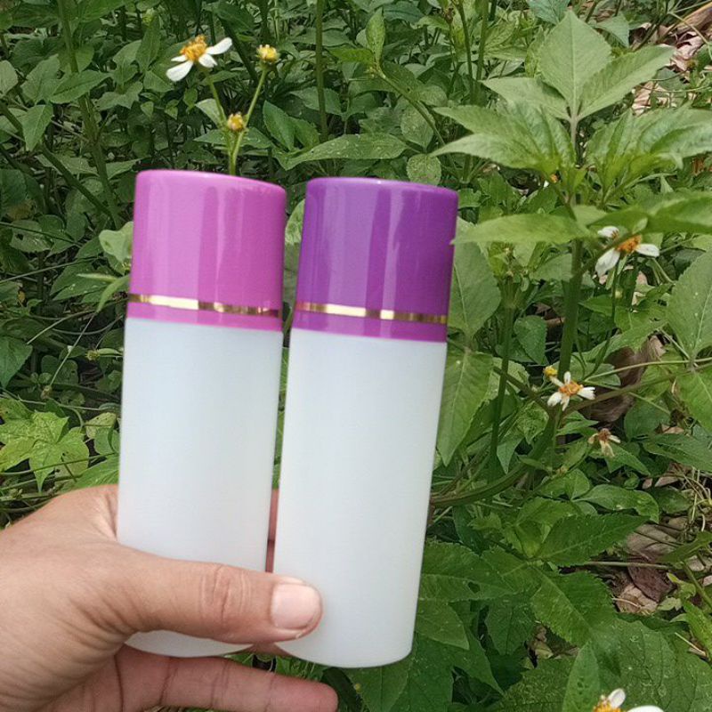 Jual Botol Putri 100ml / Botol Sabun Sampo 100ml Natural outer Ungu ...
