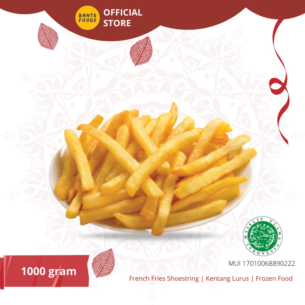 Jual Kentang Goreng Beku Import / French Fries Frozen Food Shoestring Best Seller | Shopee Indonesia