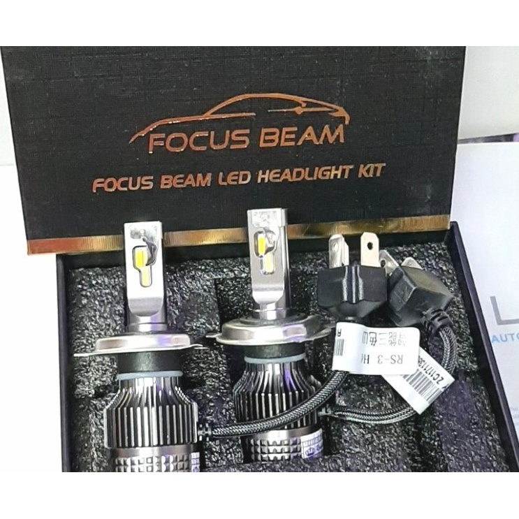 Jual LAMPU LED H4 TIGA WARNA MERK RS MINI FOCUS BEAM KUALITAS IMPORT ...