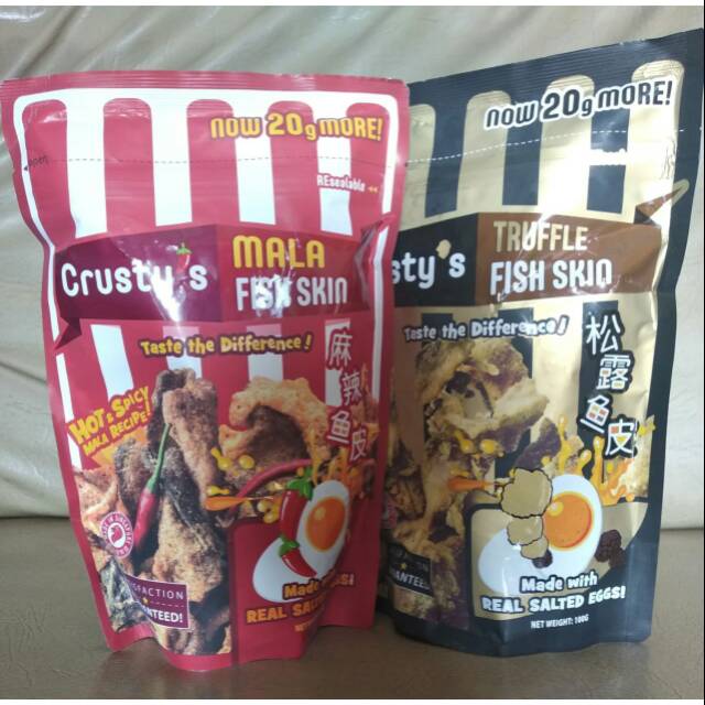 Jual Crusty's Fish Skin Salted Eggs 100g | Shopee Indonesia
