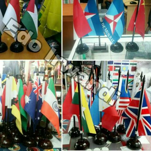 Jual Tiang Bendera Meja Kayu atau Tiang kayu meja dan Bendera Meja ...