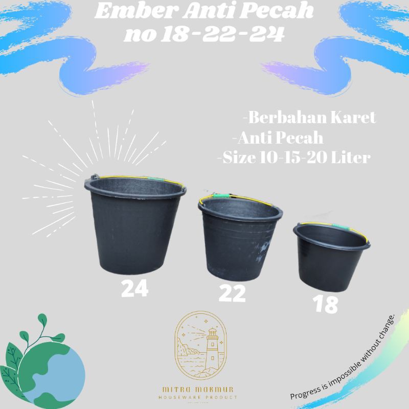 Jual SALE!! EMBER COR KARET / EMBER HITAM / EMBER ANTI PECAH / EMBER 10 ...