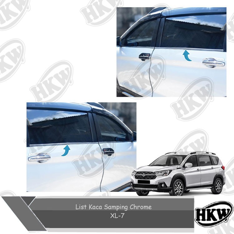 Jual List Kaca Samping Side Window Trim Chrome Mobil Suzuki Xl7 ...