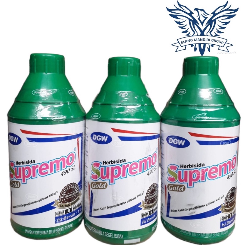 Jual Supremo Gold 490SL 1Liter Herbisida Isopropil Amina Glifosat 490 g ...