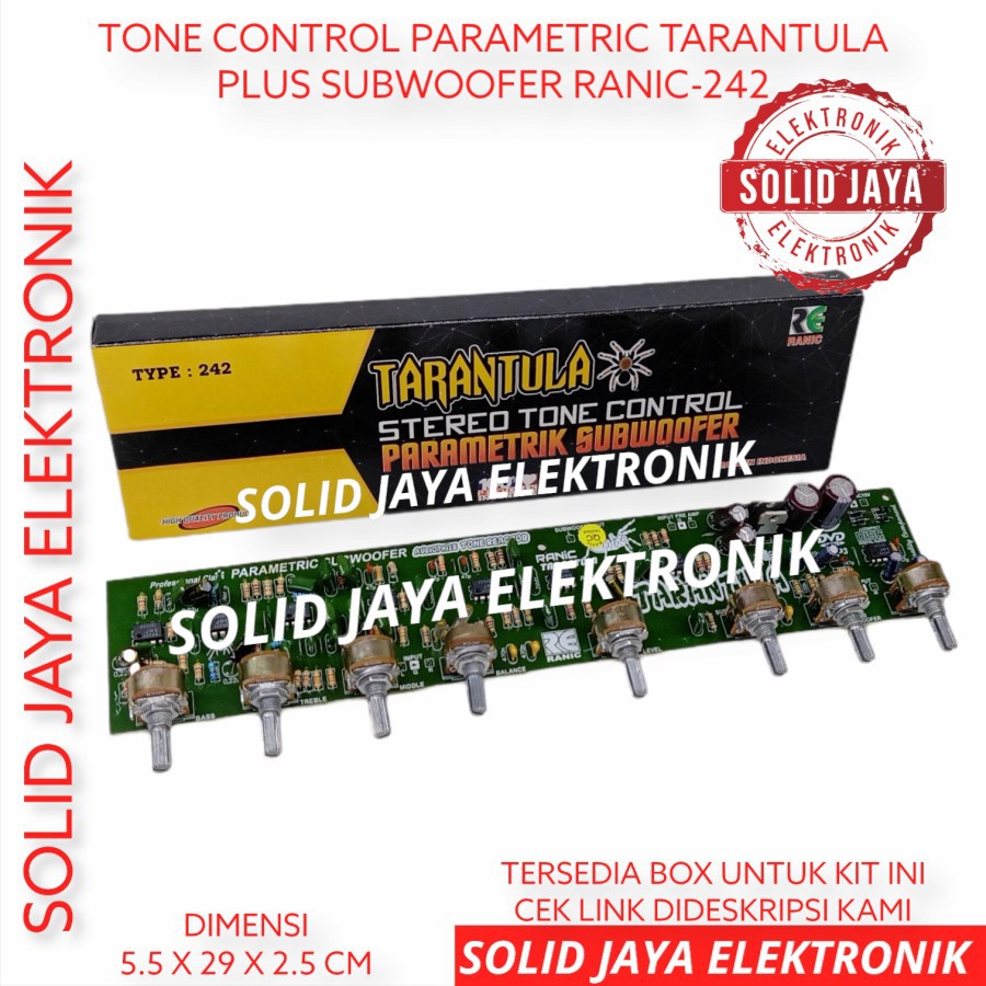 Jual KIT TONE CONTROL PARAMETRIC SUBWOOFER TARANTULA PARAMETRIK KONTROL ...