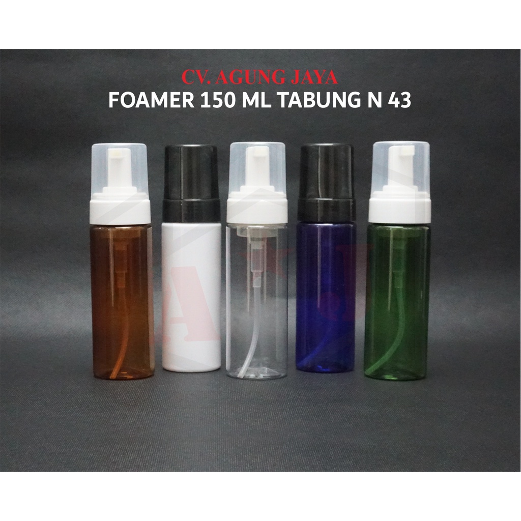 Jual Botol Foamer 150 ml Tabung /Botol Foam Busa /Botol Pump Dispenser ...