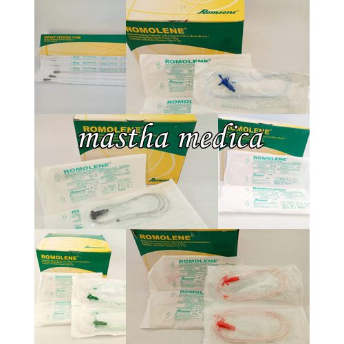 Jual NGT Feeding Tube Romolene Dewasa Romsons Per Box | Shopee Indonesia