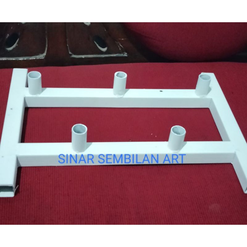 Jual dudukan besi lampu bunga 5 tngkai (2 baris) | Shopee Indonesia