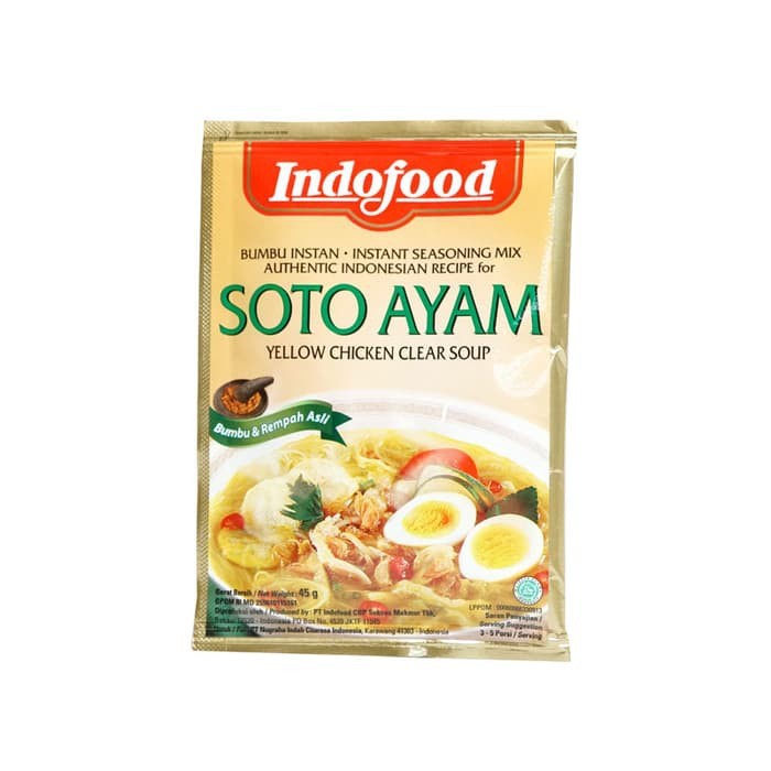 Jual Indofood Bumbu Soto Ayam 45 Gr | Shopee Indonesia