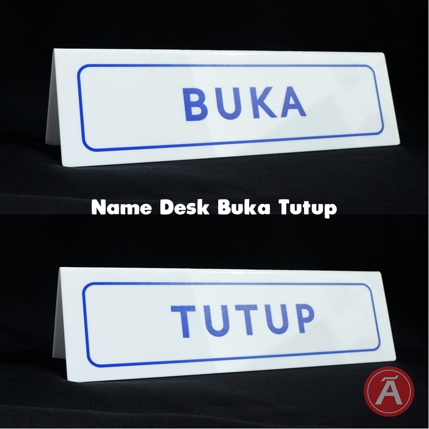 Jual NAME DESK BUKA TUTUP | Shopee Indonesia