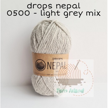 Jual drops nepal warna light grey (0500) | Shopee Indonesia