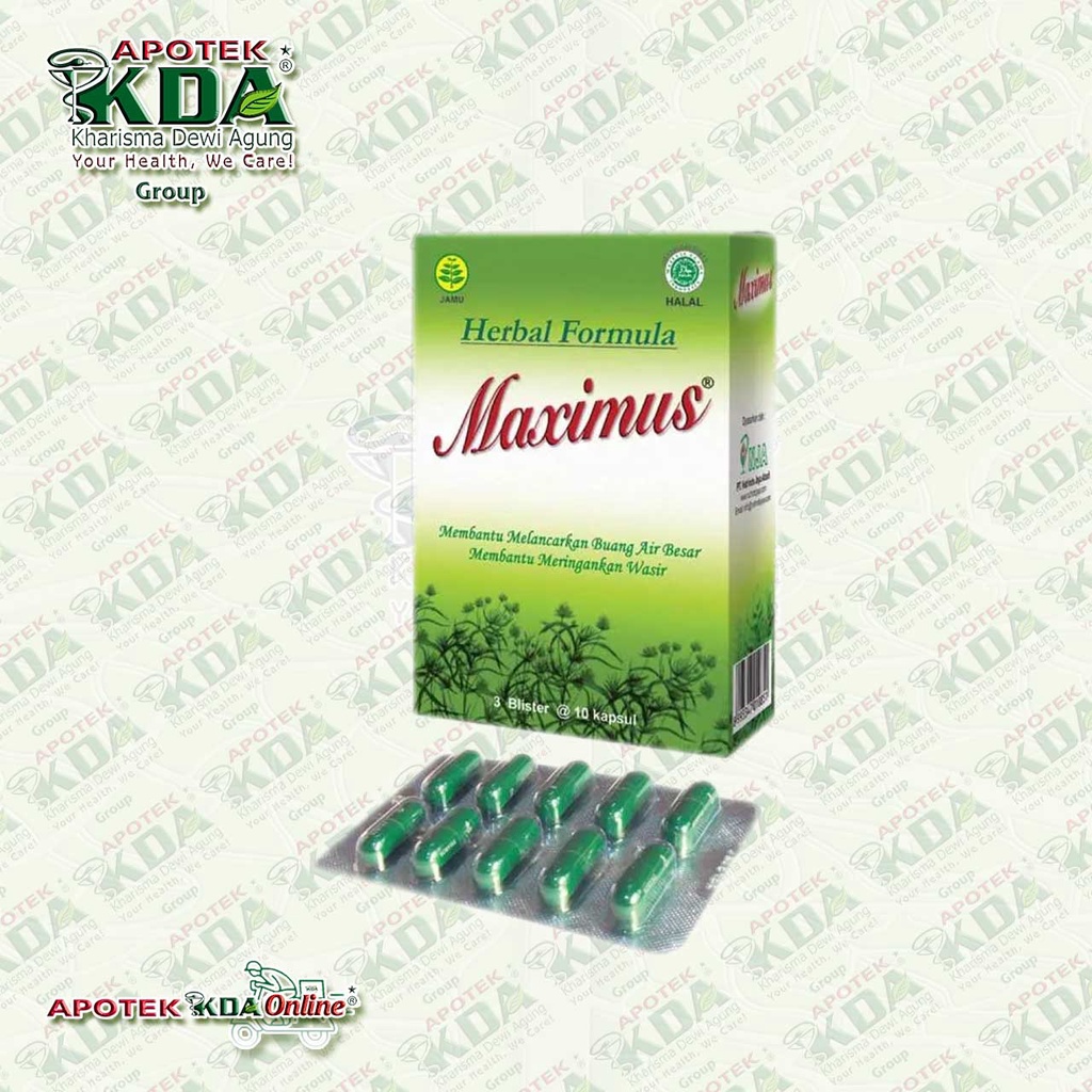 Jual MAXIMUS 10 KAPSUL | OBAT DIET | Shopee Indonesia
