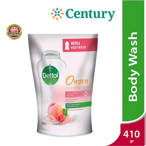 Jual Dettol Onzen Momo & Raspberry Refill 410 gr / Sabun Cair / Body Wash | Shopee Indonesia