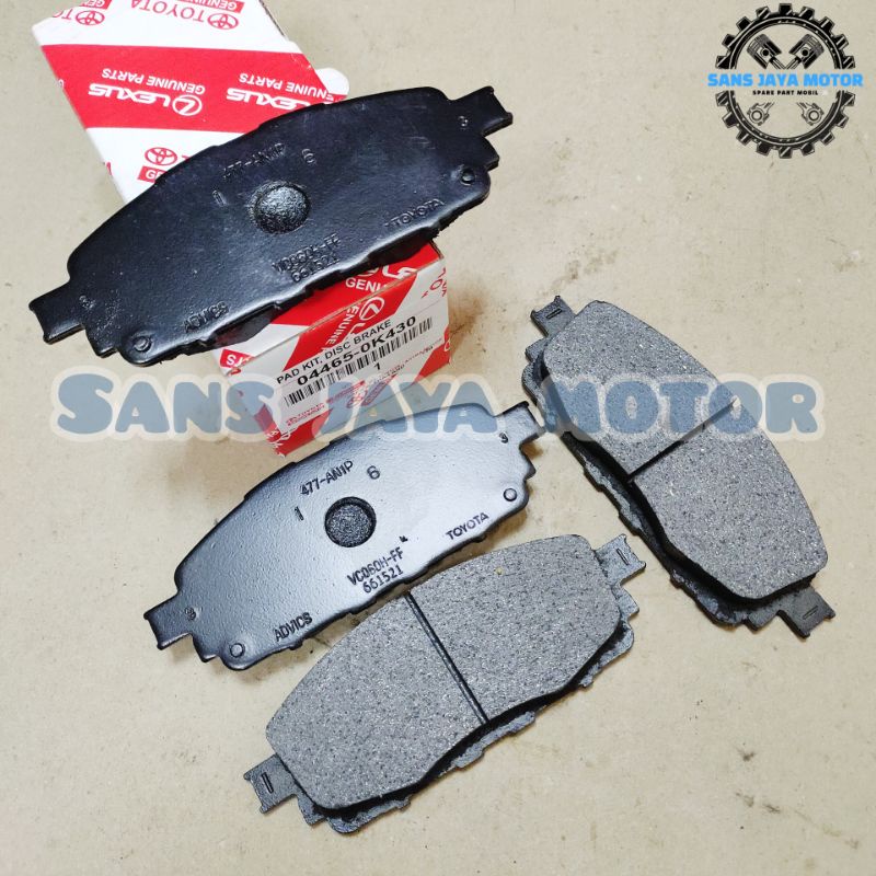 Jual Brake Pad Kampas Rem Depan Toyota Innova Reborn ORI 1set | Shopee Indonesia