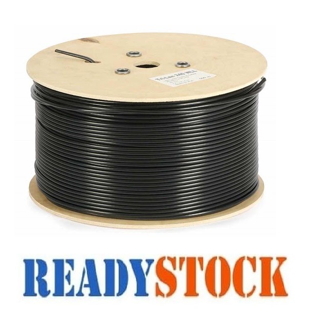 Jual BELDEN 9913 Black Low Lose Cable / Kabel Coaxial RG8 50 ohm 10AWG ...