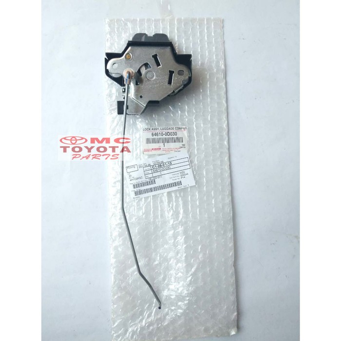 Jual Kunci Pintu Bagasi Lock Assy Back Door New Vios Limo 64610-0D030 ...