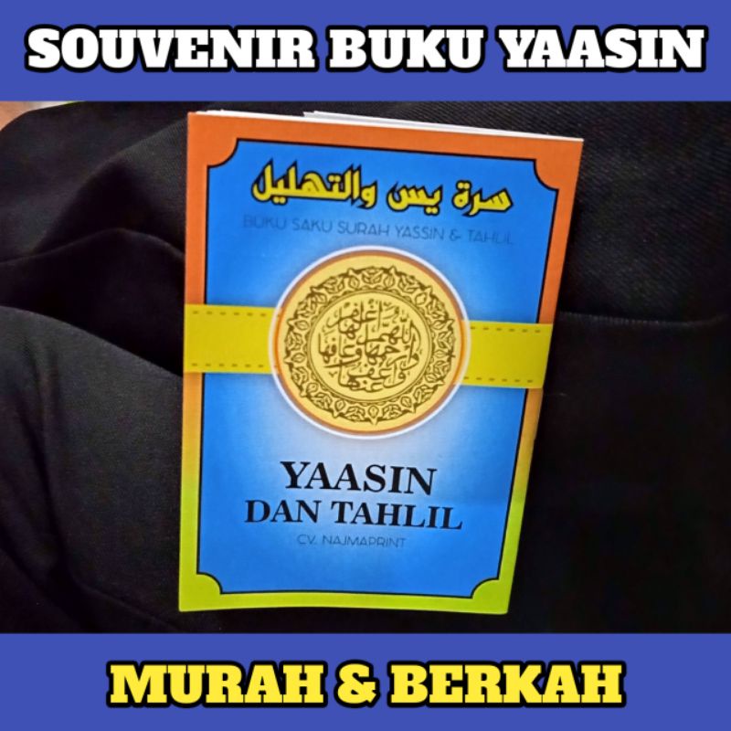 Jual Souvenir Buku Yaasin & Tahlil (Cover Custom) | Shopee Indonesia