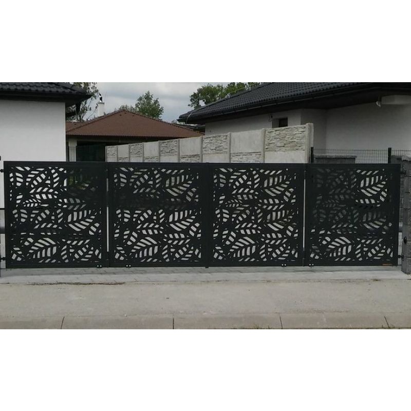 Jual gerbang atau pagar plat besi ornamen cnc laser cutting tebal 1,2mm ...