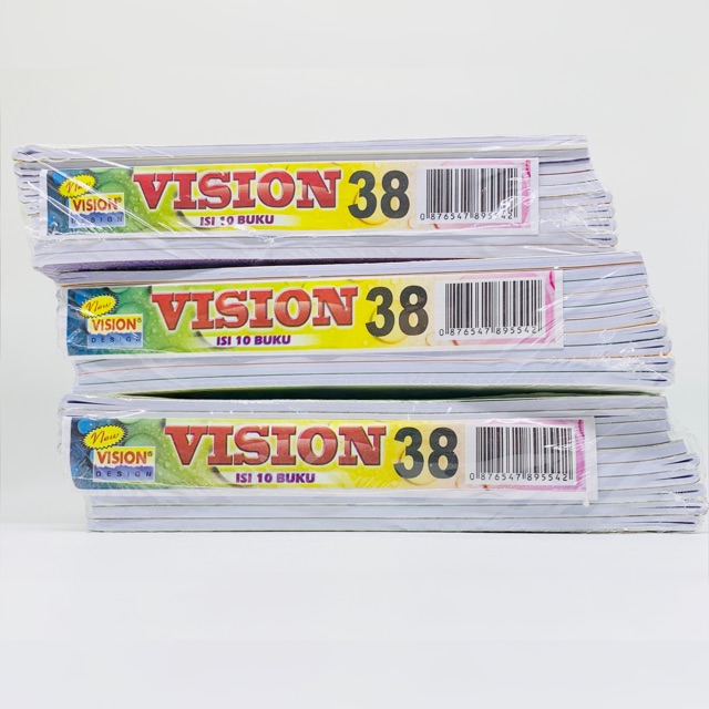 Jual (1 PAK) Buku Tulis VISION 10x38 Lembar A5 | Shopee Indonesia