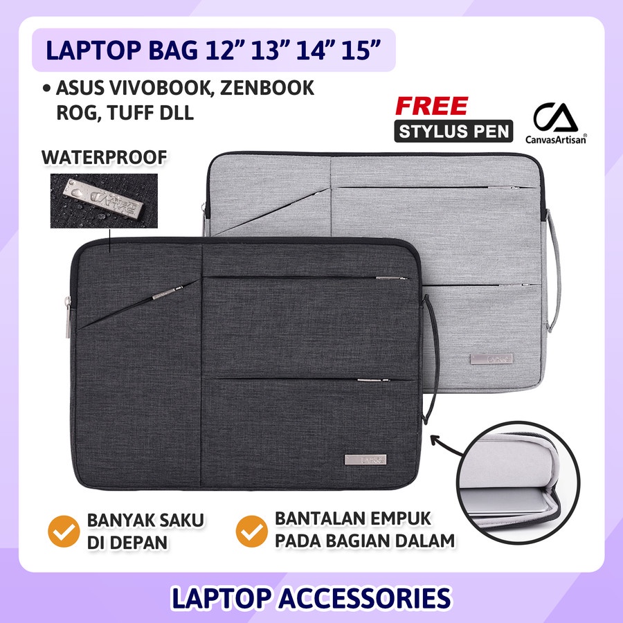 Jual Tas Sleeve Laptop Asus 13 14 15 inch Vivobook Zenbook ROG Tuff Pro ...