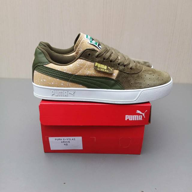 Jual Puma Suede Classic G Villas Green Original | Shopee Indonesia