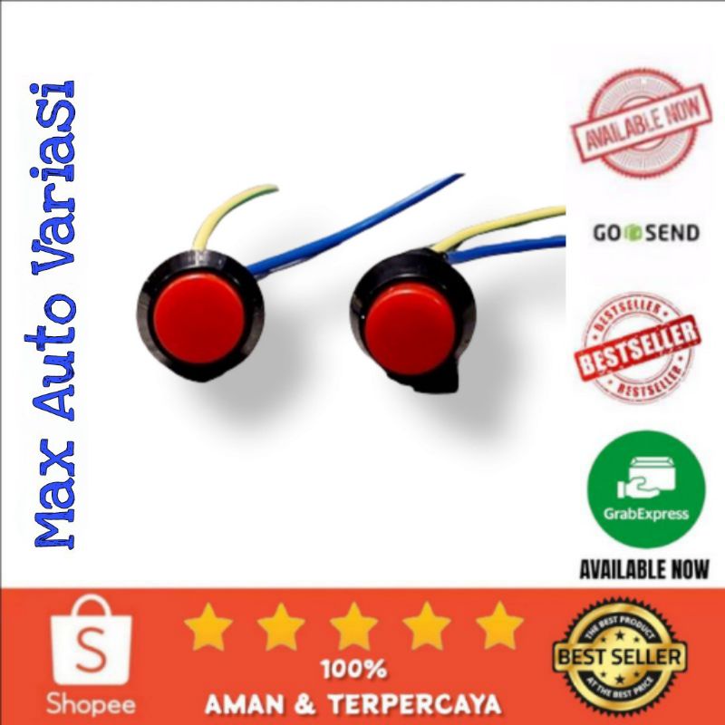 Jual Saklar Switch Tombol Push Reset Button On Off Bulat | Shopee Indonesia