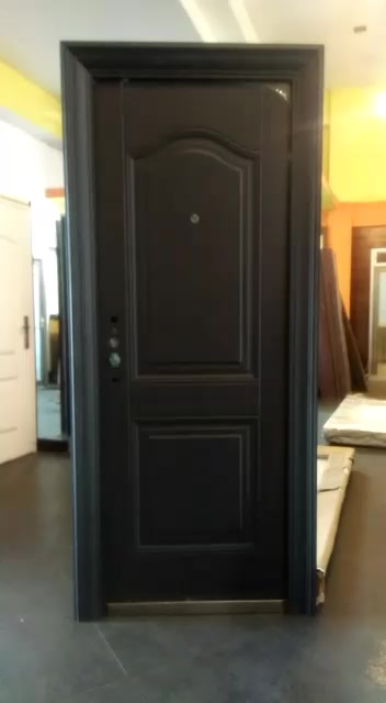 Jual PINTU RUMAH/ HITAM / PINTU UTAMA / FULLSET DENGAN KUSEN / PINTU ...