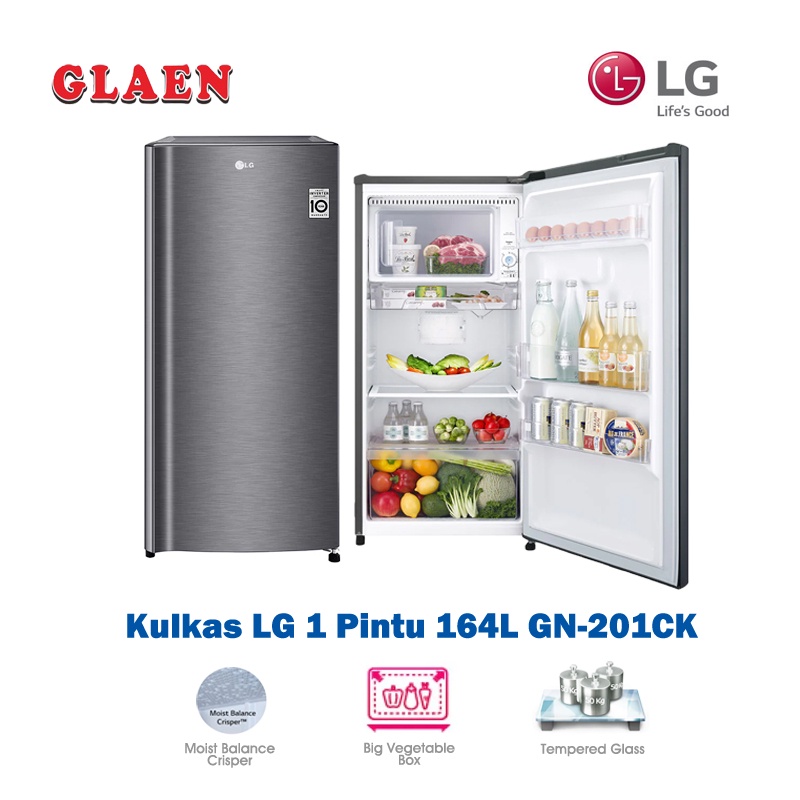 Jual Kulkas LG 1 Pintu 164 Liter GN-201CK | Lemari Kulkas 1 Pintu Low ...