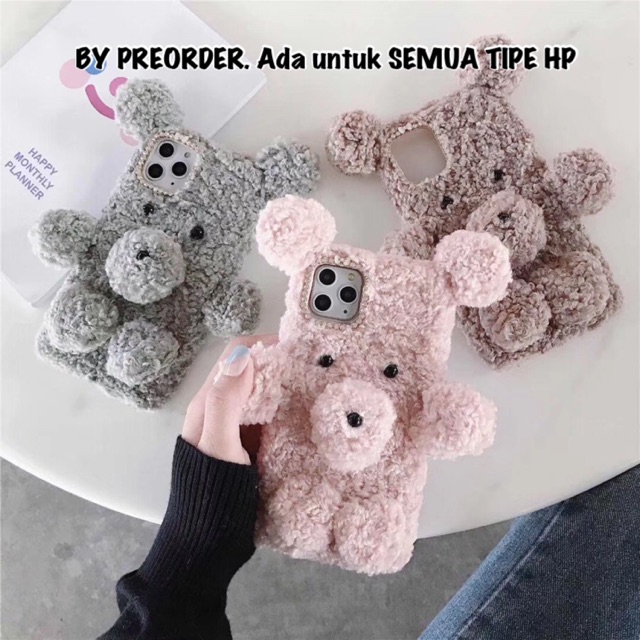Jual Furr Case Bear untuk All Phone Types iPhone Oppo Vivo Xiaomi Samsung Huawei Realme 5 3 pro ...