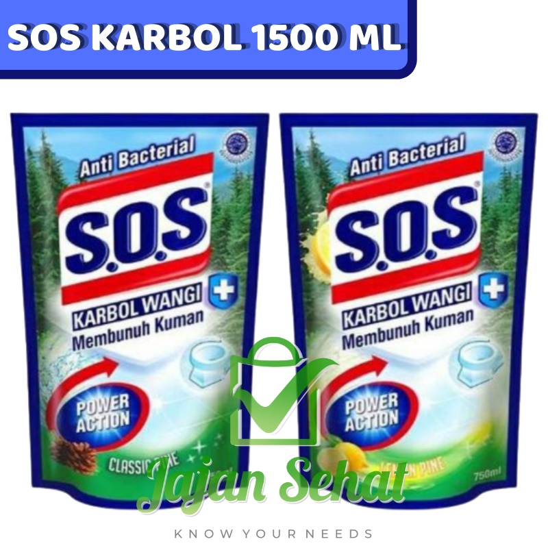 Jual Sos Karbol Wangi Pine 1500ml | Shopee Indonesia