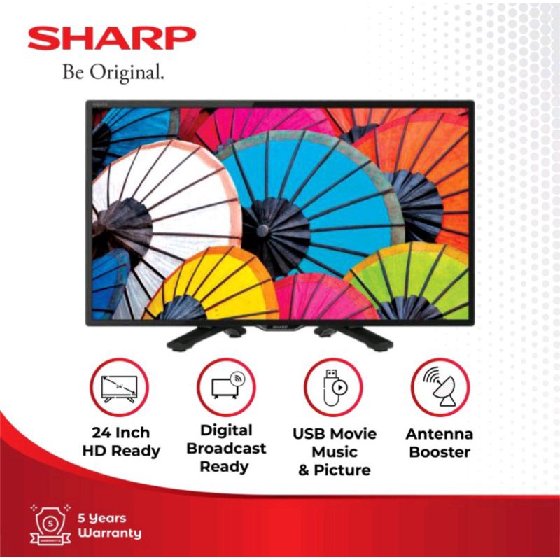 Jual SHARP AQUOS LED TV 24 inch HD Digital | 2T-C24DC1i | Garansi Resmi ...