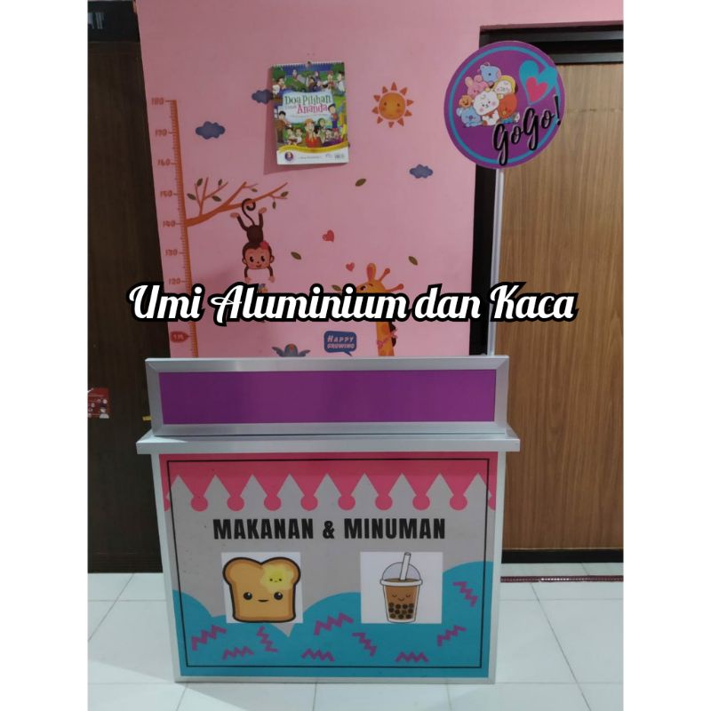Jual booth portable 100 x 50 gambar mmt | Shopee Indonesia