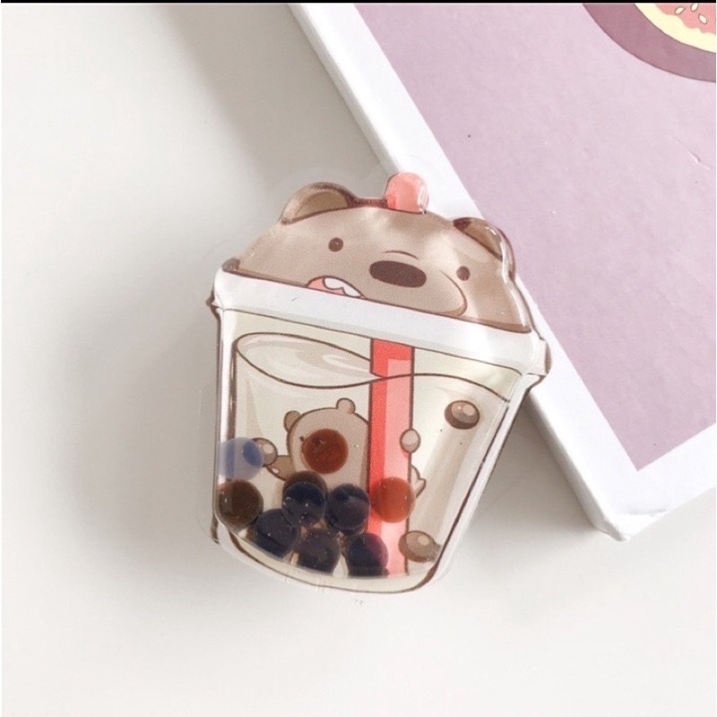 Jual POP SOCKET GLITER CARTON KARAKTER IMUT / POP SOCKET QUICKSAND ...