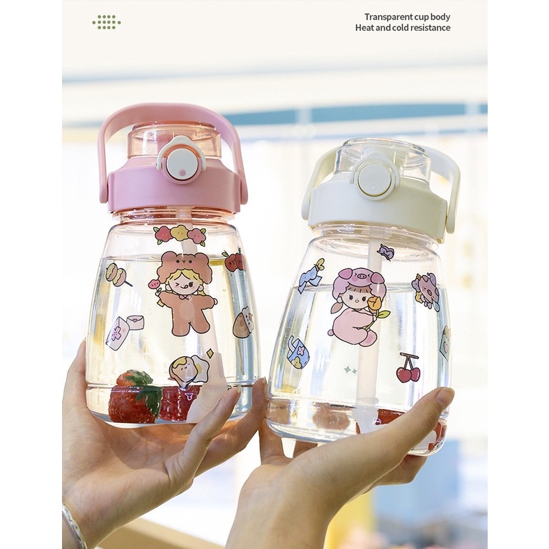 Jual LKM278 Botol Air Botol Minum Sedotan Botol Anak Karakter Stiker ...
