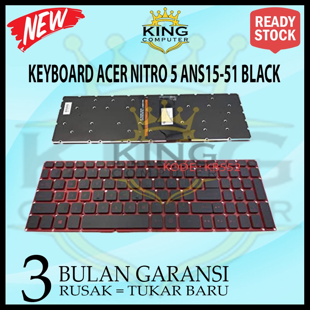 Jual KEYBOARD ACER NITRO 5 AN515-41 AN515-42 AN515-51 AN515-52 AN515-53 ...