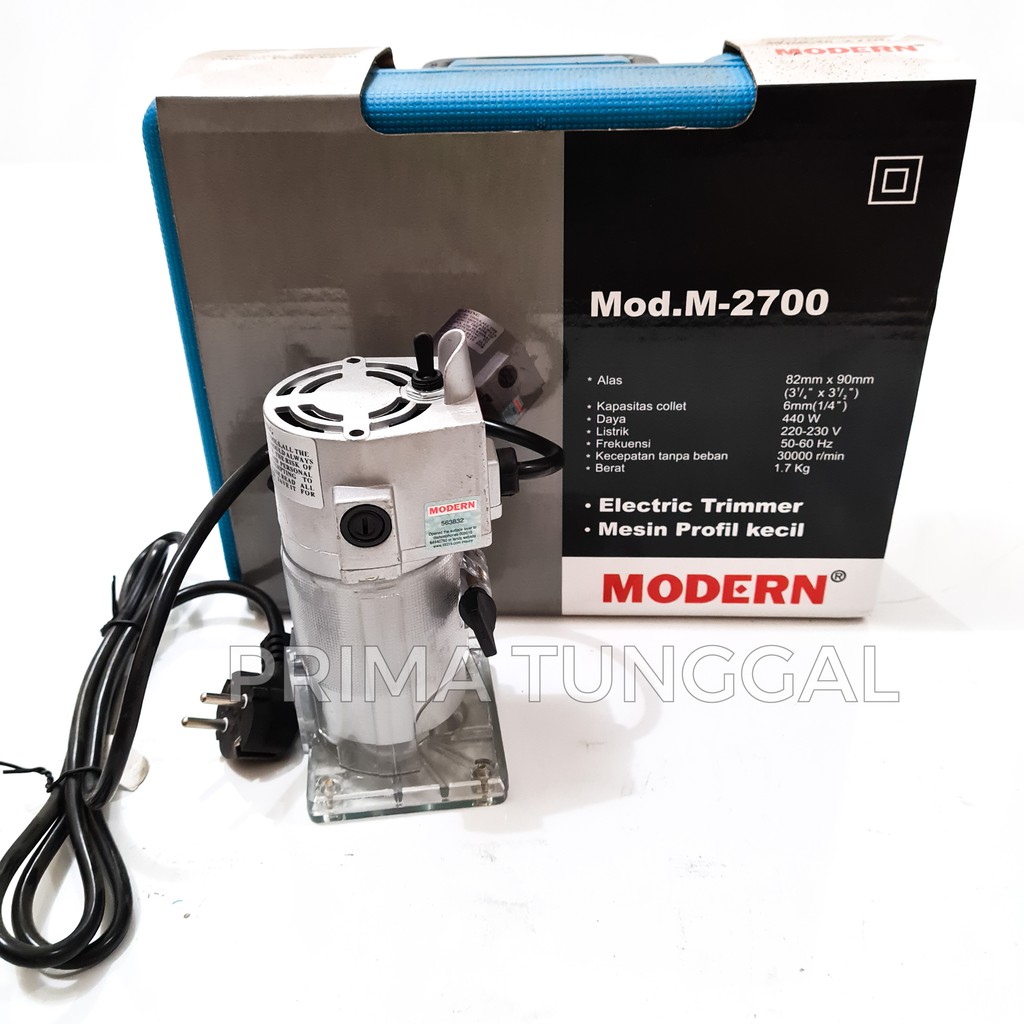 Jual Mesin Trimmer Modern M 2700 Mesin Profil Kayu Mesin Router Modern ...