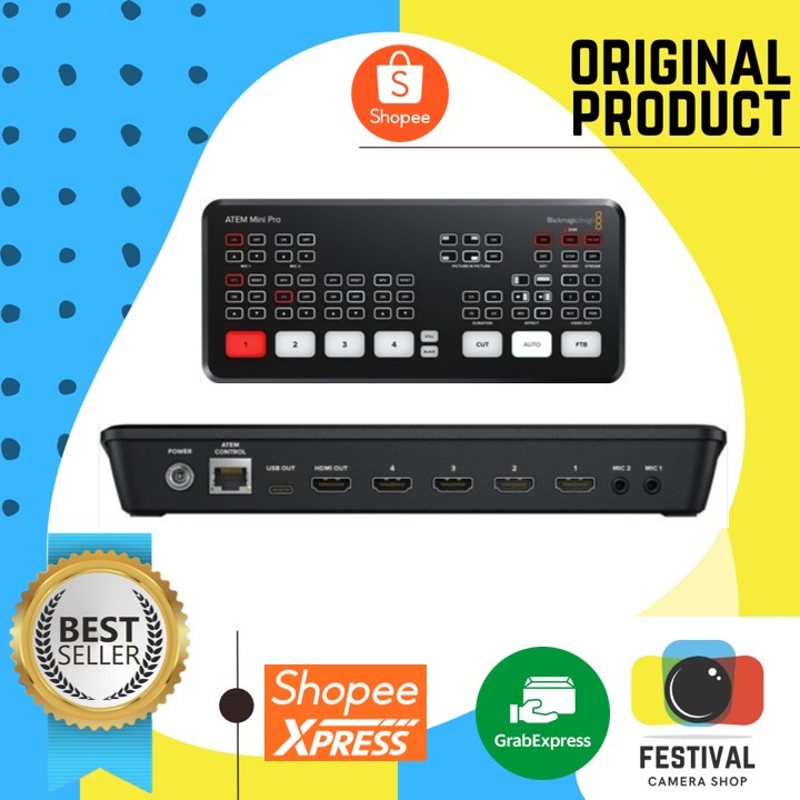 Jual Blackmagic Design ATEM Mini Pro HDMI Live Stream Switcher - ATEM ...