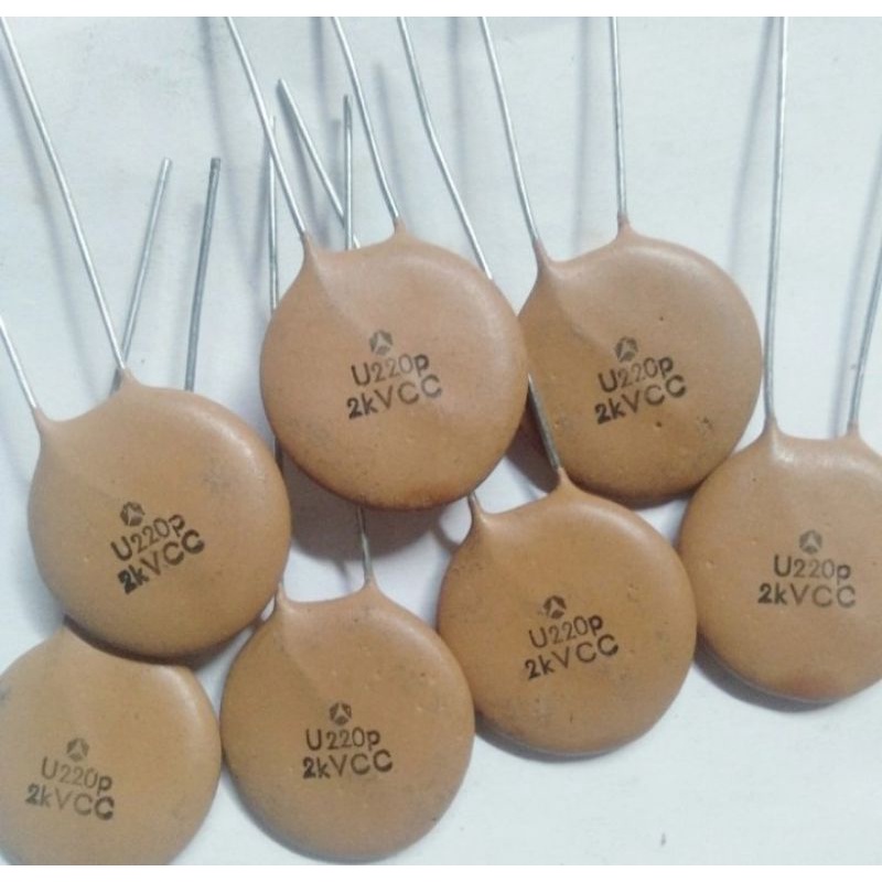 Jual Kapasitor keramik U 220 P - 2KV CC- harga per 5pcs | Shopee Indonesia