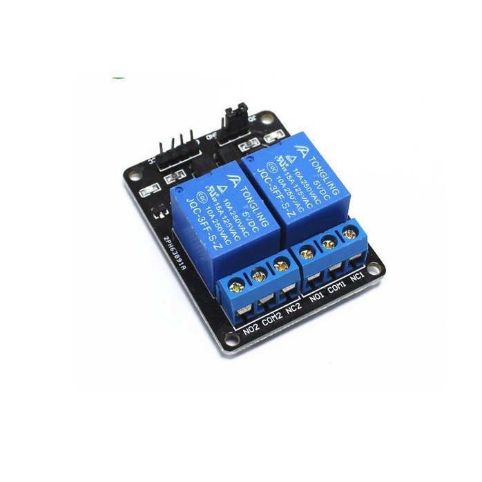 Jual Relay Module 12 Volt 2 Channel 12v with optocoupler for arduino ...