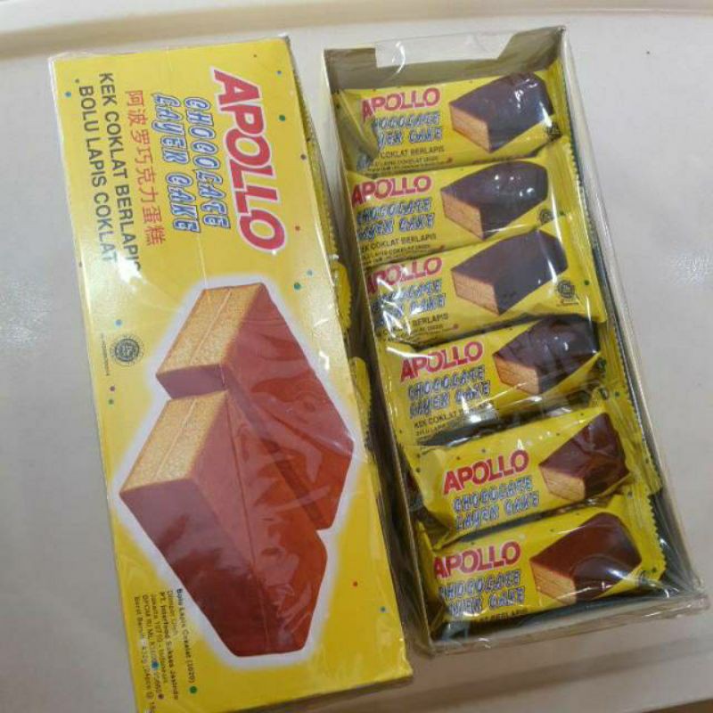 Jual Apollo Bolu isi Coklat Malaysia 500gr (24 pcs x 18 gr) | Shopee ...