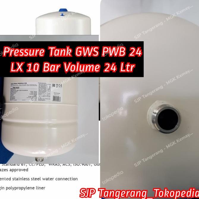 Jual Spare Part Pompa Pressure Tank Gws Pwb 24 Lx 10 Bar Volume 24 Ltr ...
