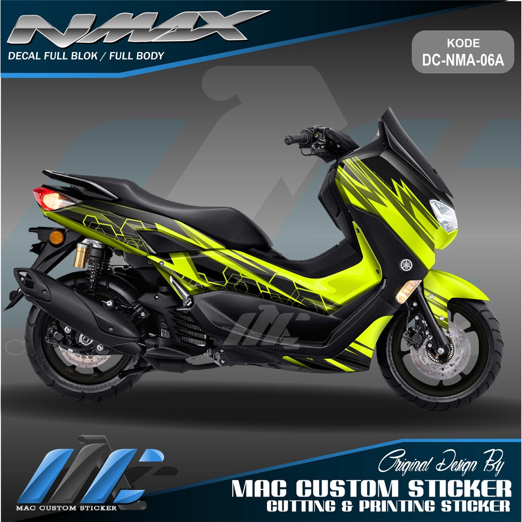 Jual DECAL NMAX NEW - STIKER FULL BLOK NMAX 2020 2021 2022 - DC NMA 06 ...