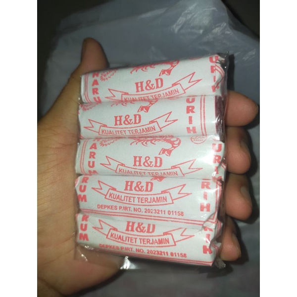 Jual Terasi Udang Asli Cap H&D Spesial Warna Merah Isi 5 Pcs Kemasan ...