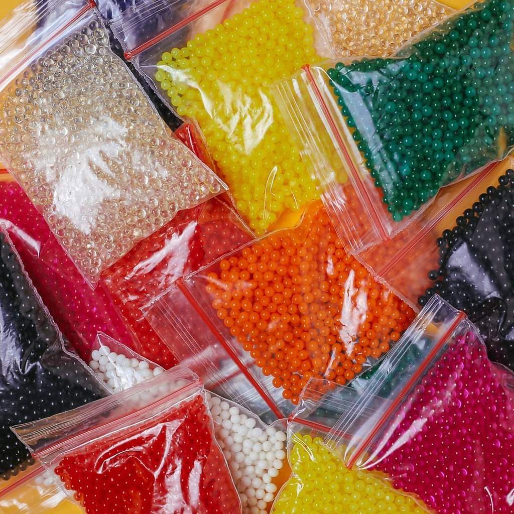 Jual Waterbeads Single Color / Waterbeads Rainbow Warna Warni | Shopee ...