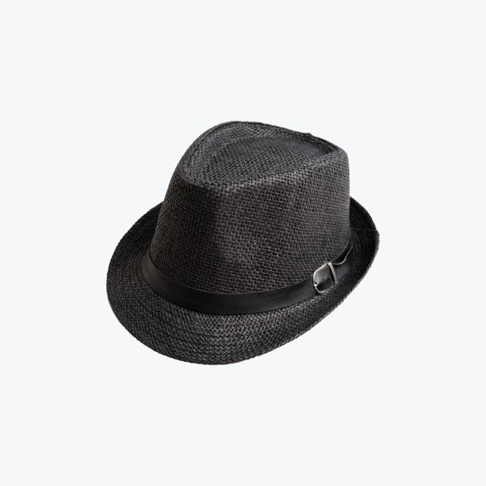 Jual Topi fedora cowboy hat fedora ratan hitam houseofcuff | Shopee ...