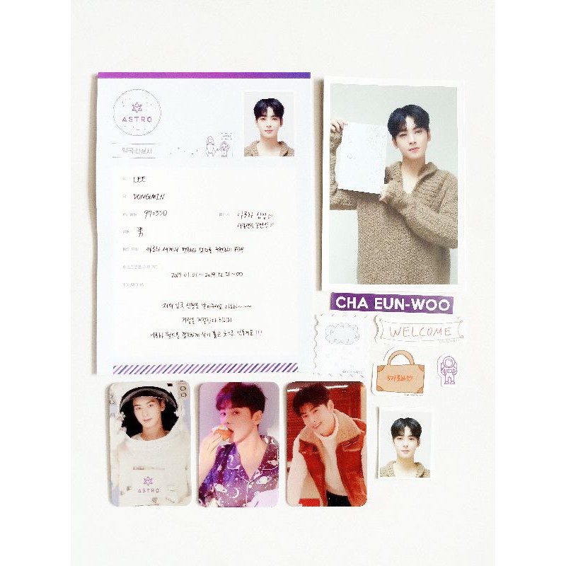 Jual ASTRO - AROHA 3RD MEMBER KIT (EUNWOO SET) | Shopee Indonesia