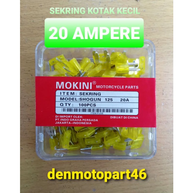 Jual Sekring Tancap Colok Keramik Kotak Kecil Dan Besar 10A - 15A - 20A ...