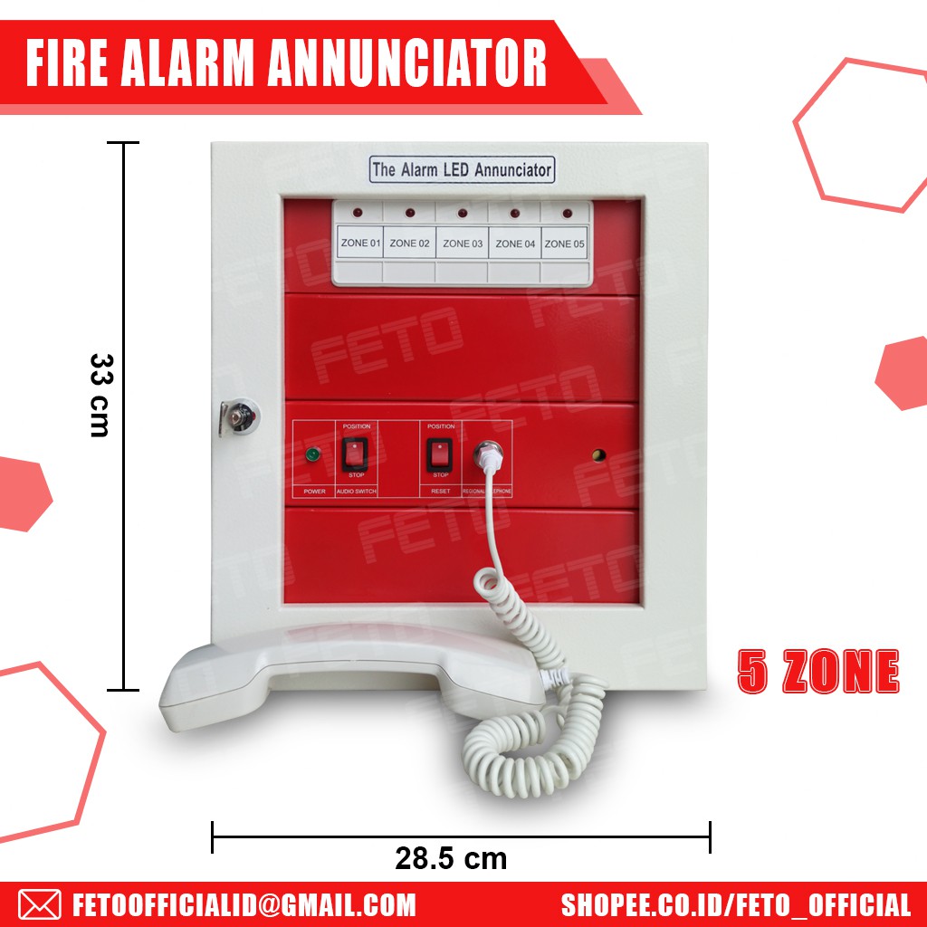 Jual Fire Alarm Annunciator 5 - 20 ZONE | Shopee Indonesia