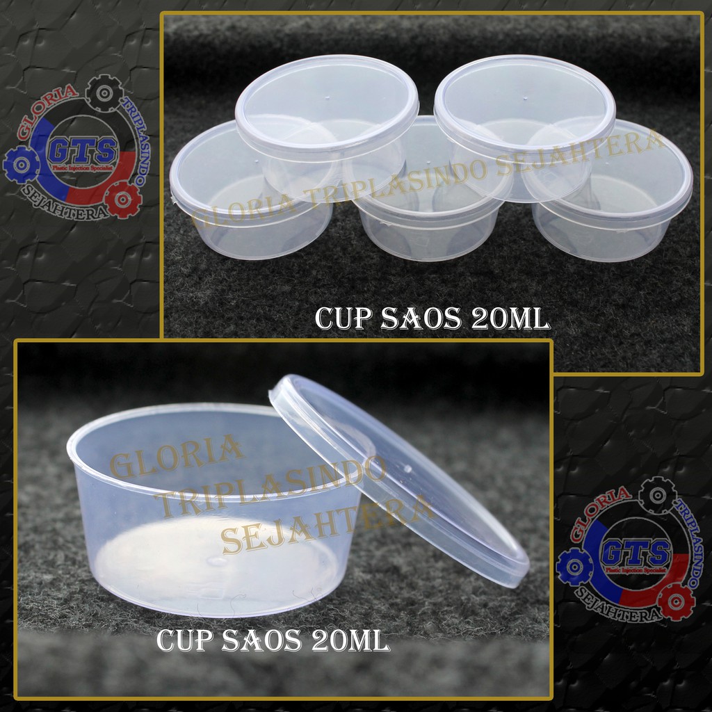 Jual Cup Saos 20 ml (200pcs per Order) (Cup Saos Sambal Mayonise 20 ml ...